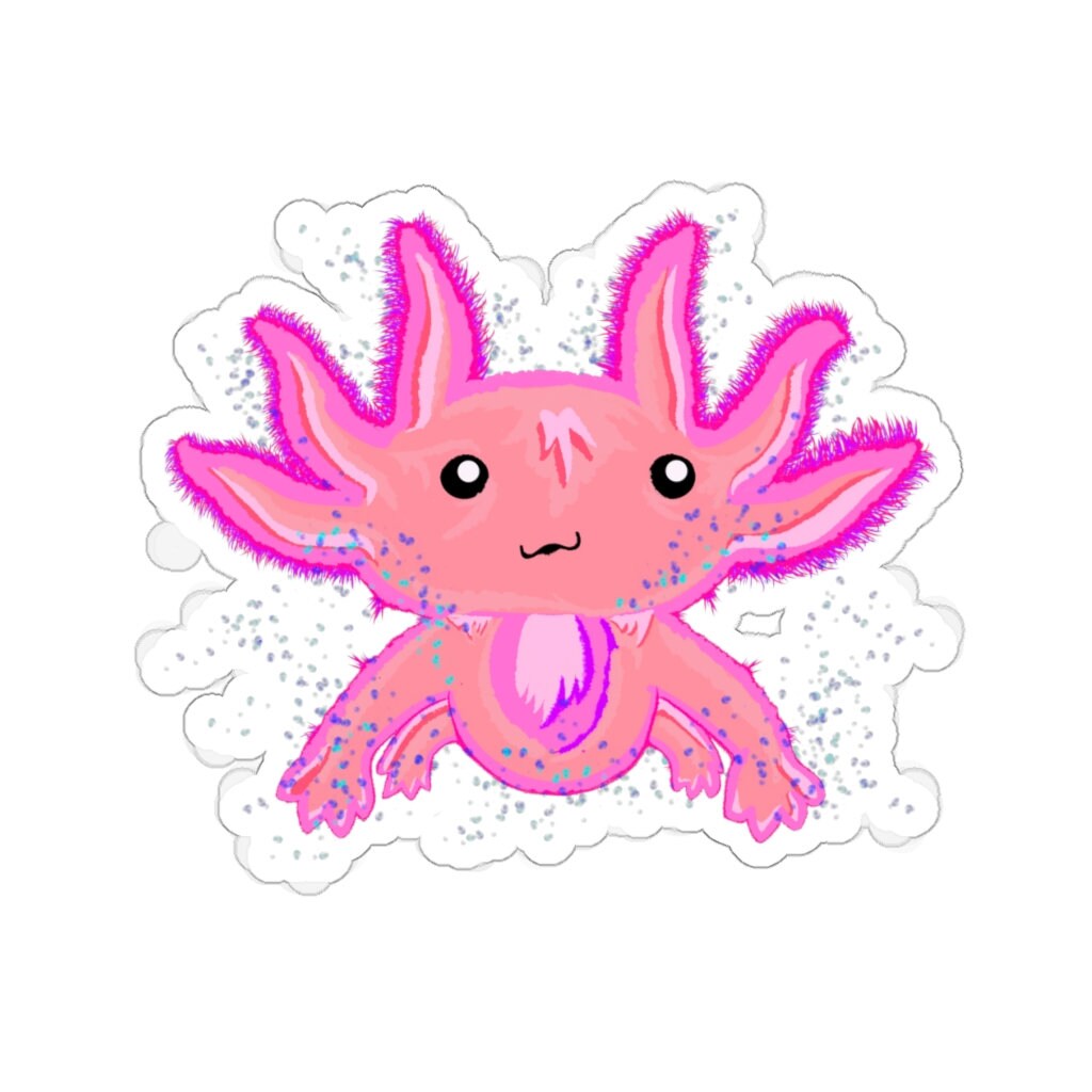Axolotl Sticker Custom Stickers Car Stickers Tumbler - Etsy