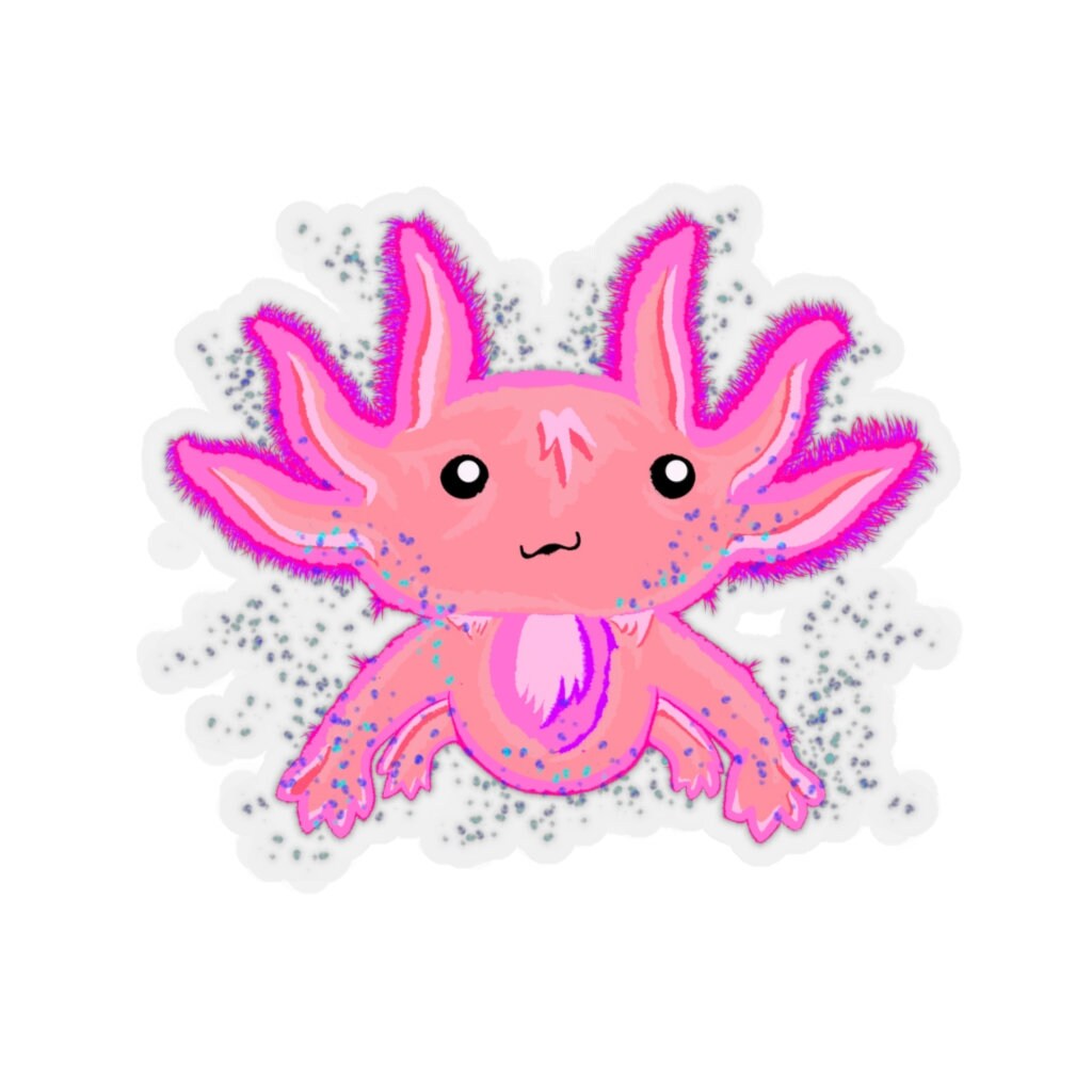 Axolotl Sticker Custom Stickers Car Stickers Tumbler - Etsy