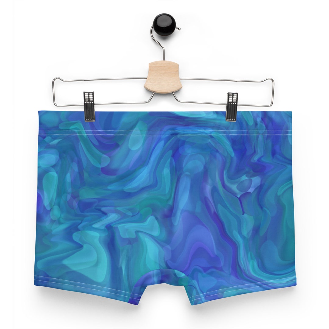 Blue Marble Boxer Briefs - Etsy