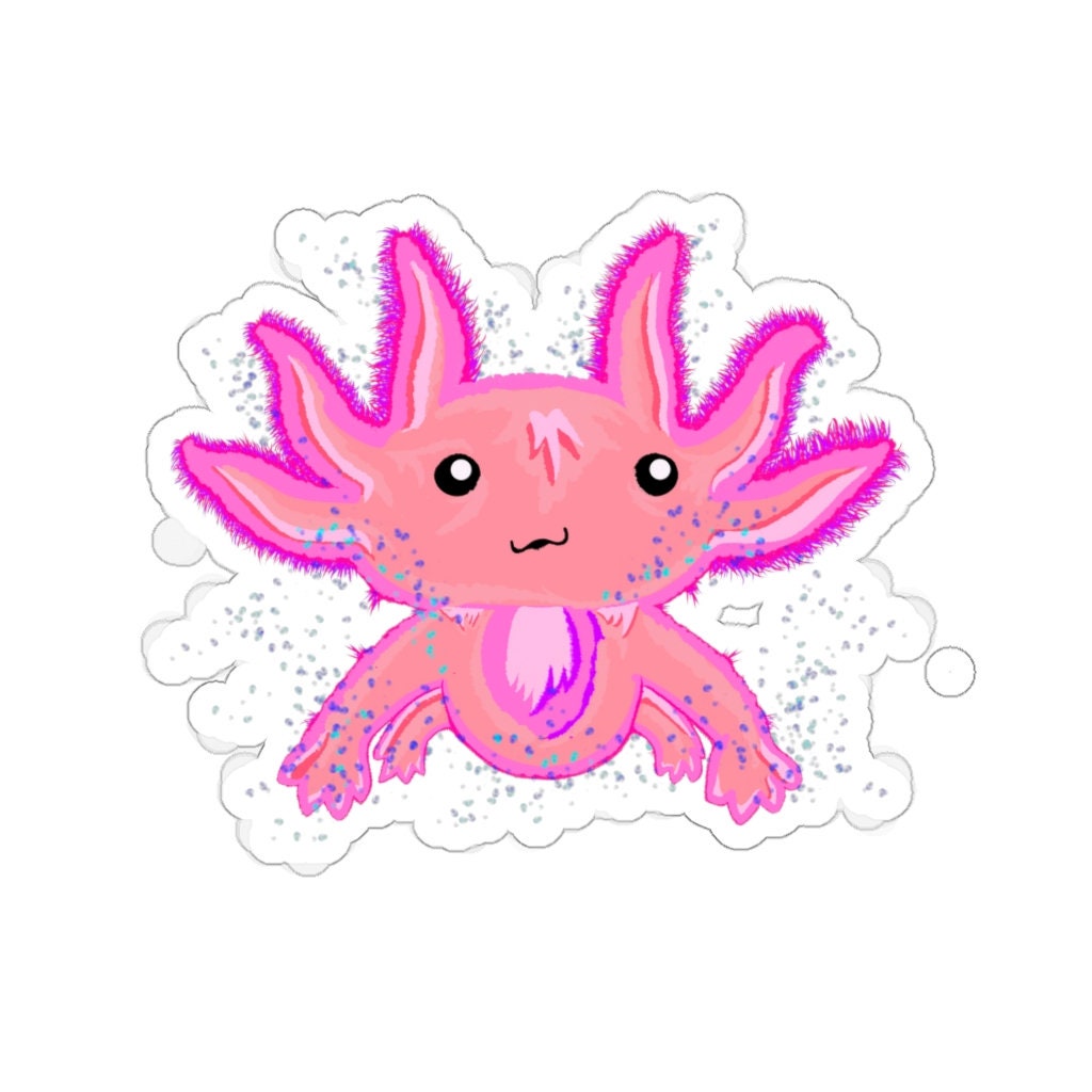 Axolotl Sticker Custom Stickers Car Stickers Tumbler | Etsy