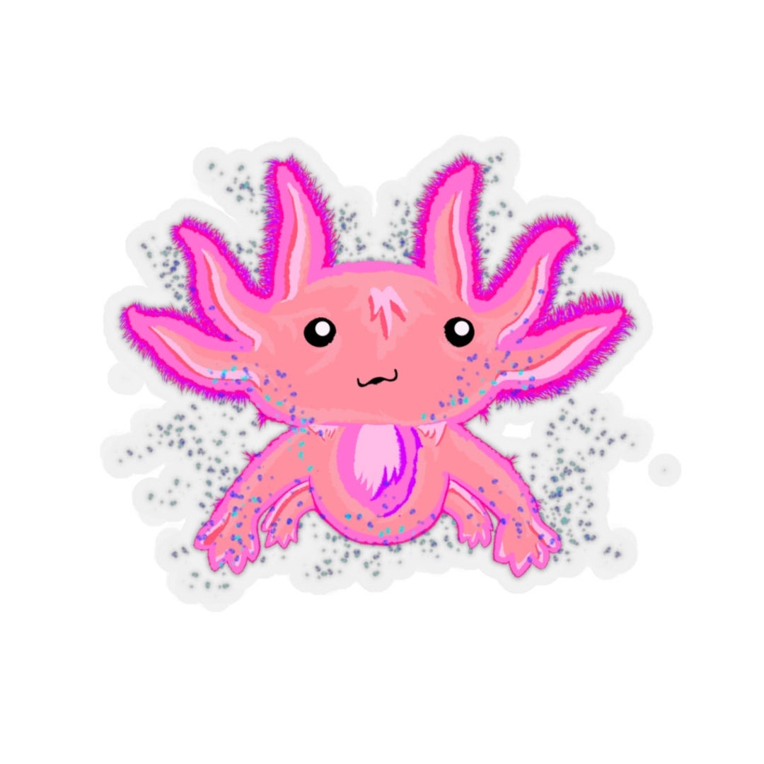 Axolotl Sticker, Custom Stickers, Car Stickers, Tumbler Stickers, Car ...