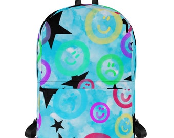 Happy Sad Backpack - Etsy