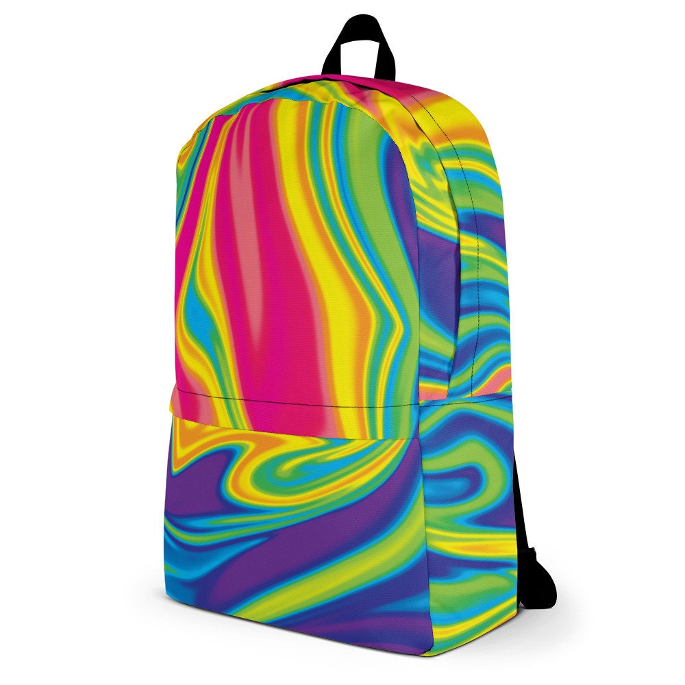 Rainbow Tye Die Backpack, Tote Bag, Carry on Bag, Duffle Bag, School ...