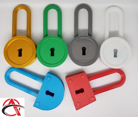 Hello Neighbor Lock and Key 3D Printed/escape Room/ Pretend - Etsy