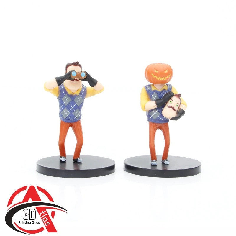 Hello Neighbor Figures Cake Toppers Blind Gift Bags - Etsy