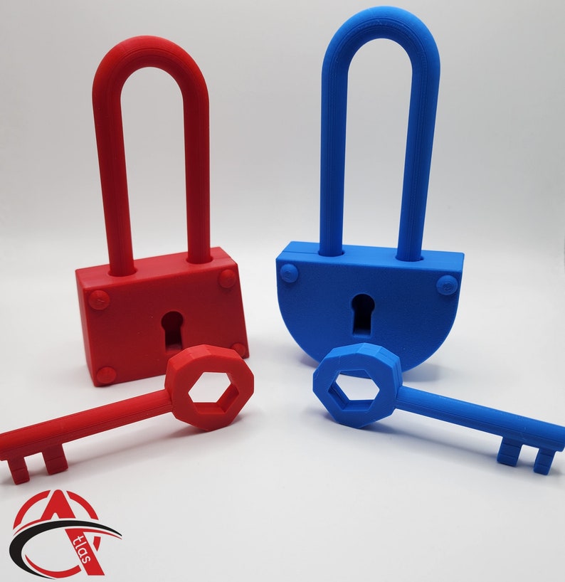 Hello Neighbor Lock and Key Complete Set of 6 3D Printed - Etsy