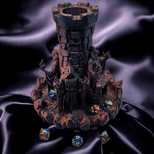Mad Wizard Dice Tower for Tabletop Games - 3D Printed RPG Accessory - Unique D&D Gift for Gamers ...