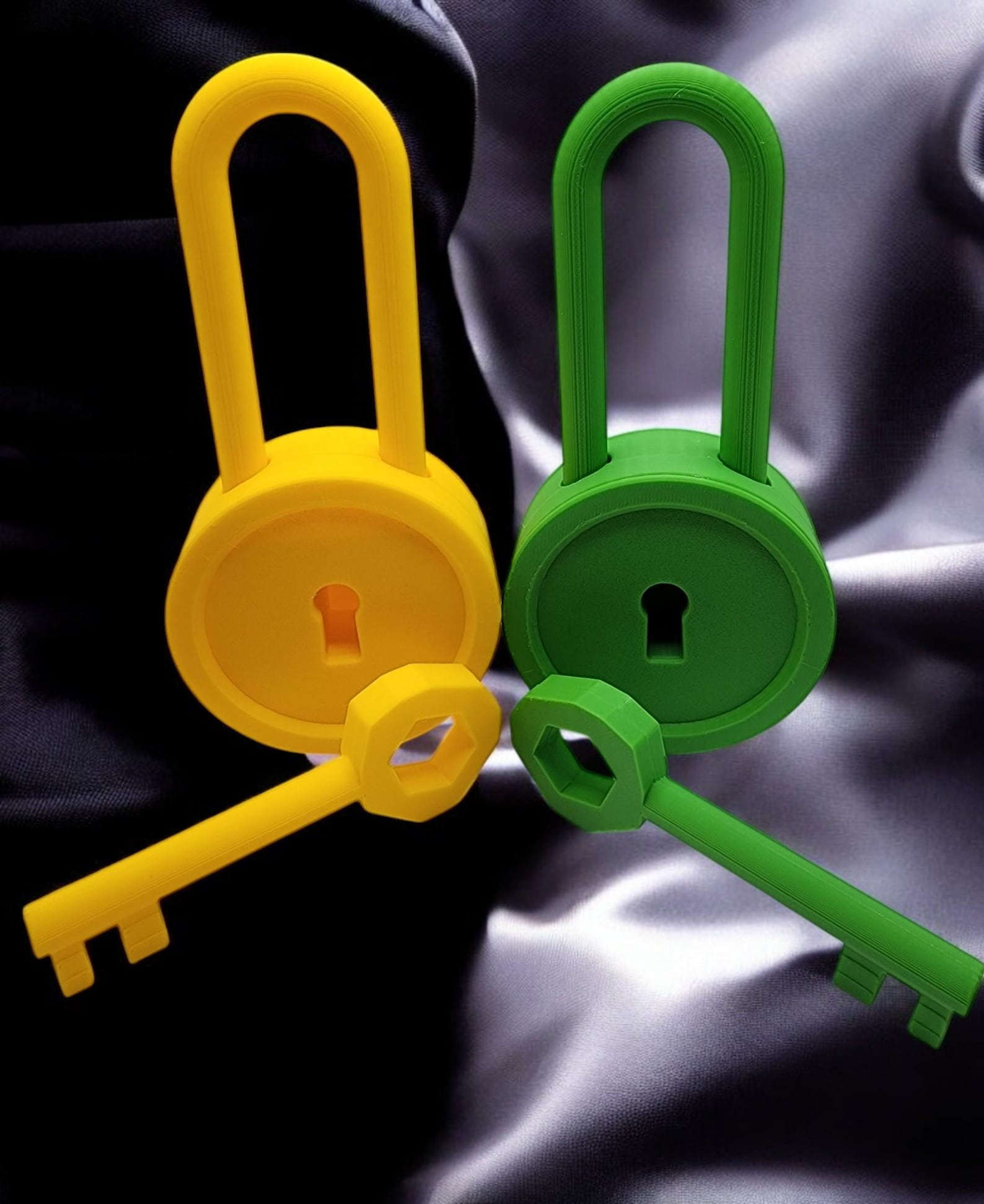 Hello Neighbor Lock and Key - Complete Set of 6 - 3D Printed-fan ...