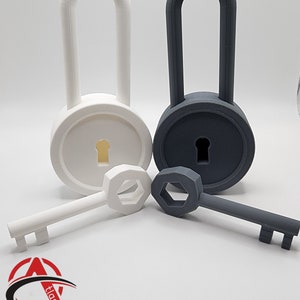 Hello Neighbor Lock and Key Complete Set of 6 3D Printed - Etsy