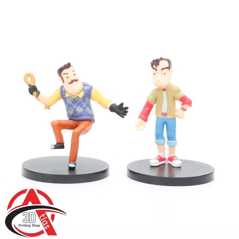 Hello Neighbor Figures Cake Toppers Blind Gift Bags - Etsy