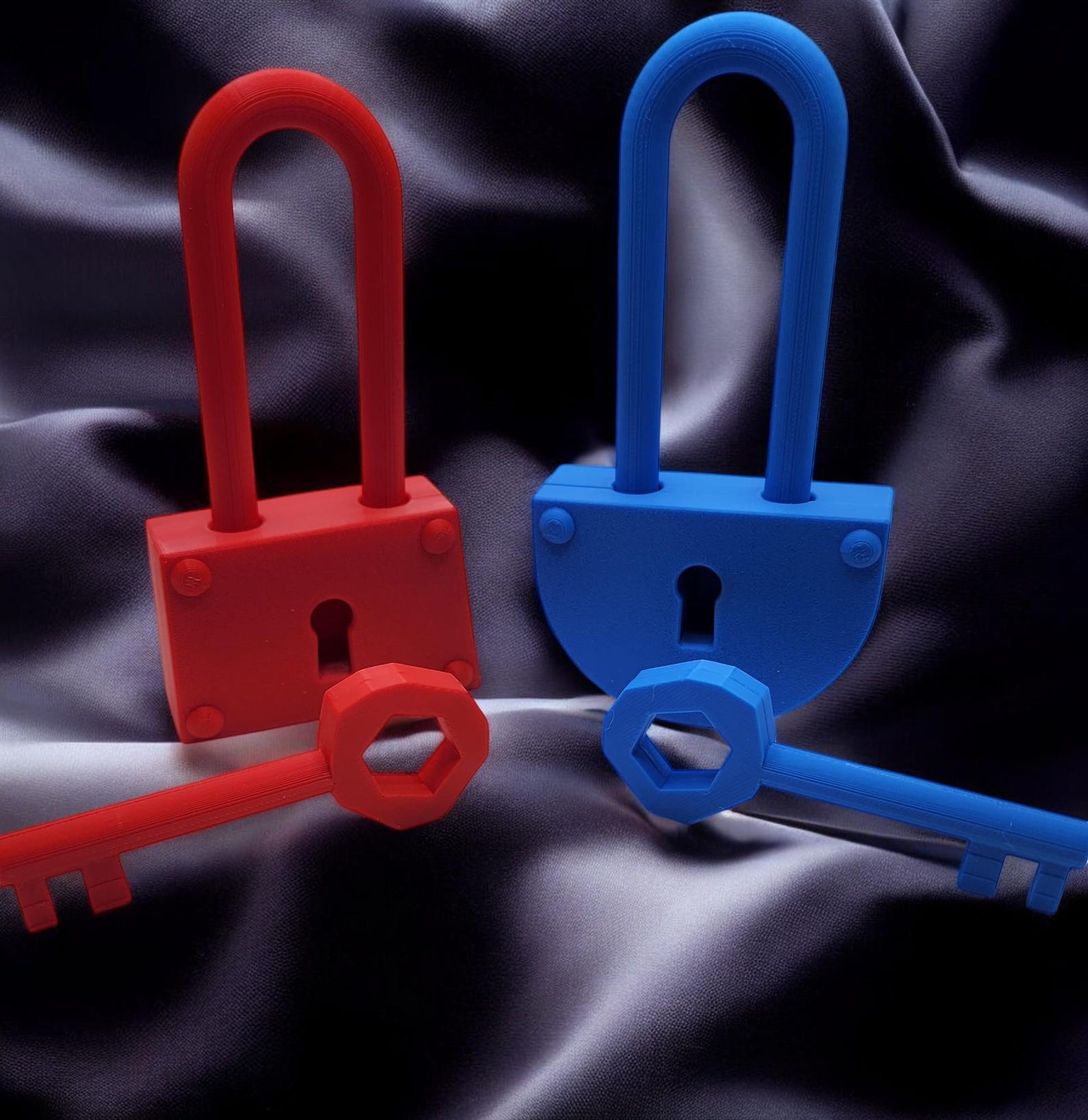 Hello Neighbor Lock and Key - Complete Set of 6 - 3D Printed-fan ...