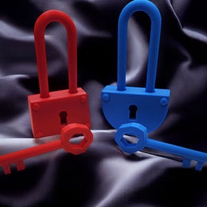 Hello Neighbor Lock and Key - Complete Set of 6 - 3D Printed-fan ...