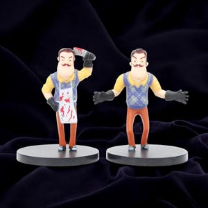 Hello Neighbor Figures Cake Toppers Blind Gift Bags - Etsy