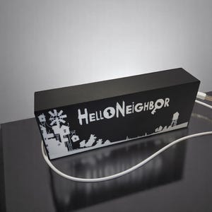 Hello Neighbor 3D Printed Light Box - Etsy