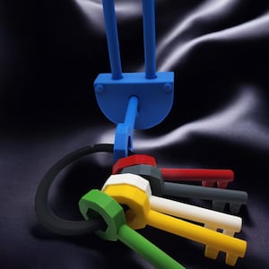 Hello Neighbor Keys With Keyring 3d Printed Pretend Play - Etsy