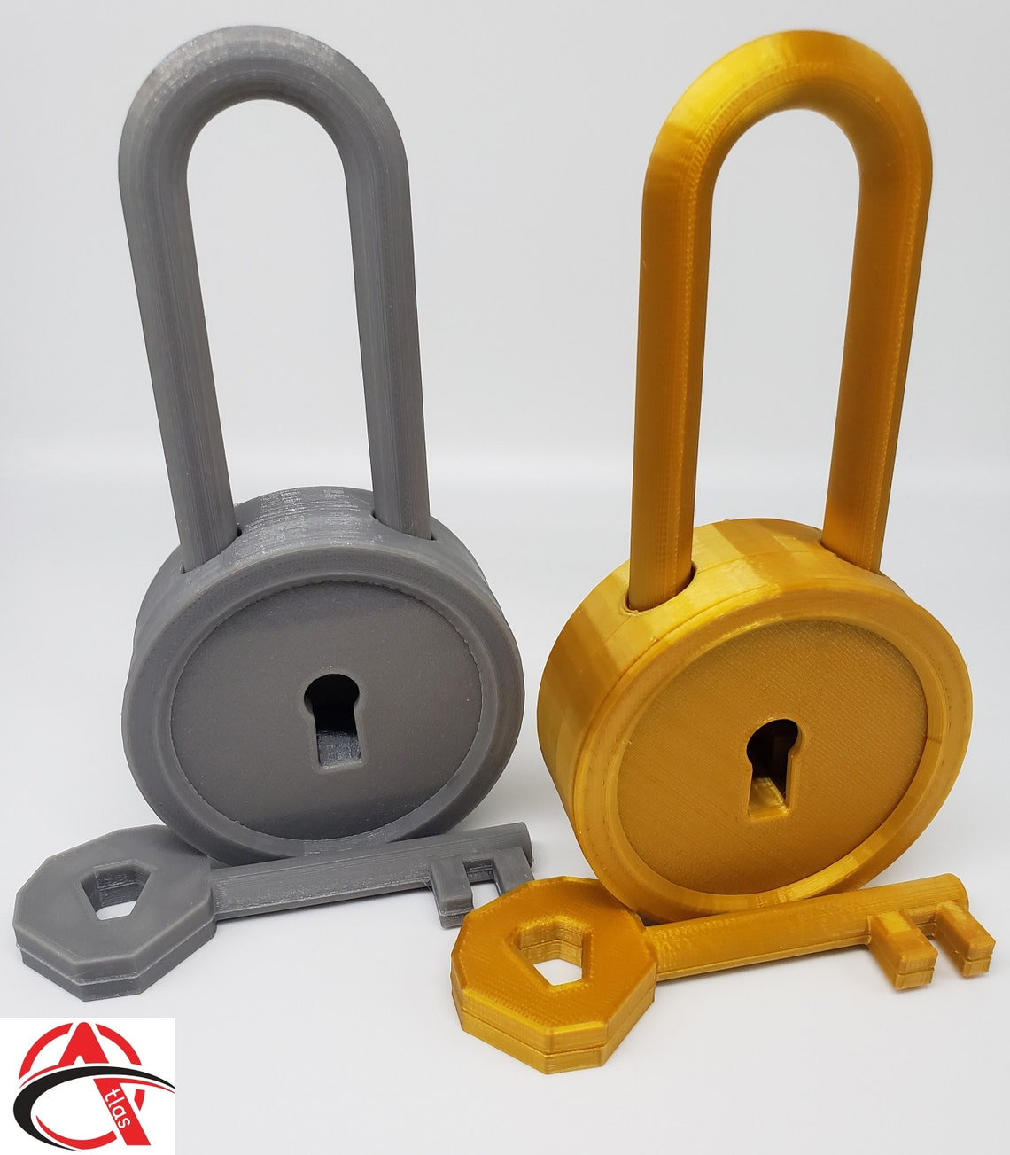 Hello Neighbor Lock and Key 3D Printed/escape Room/ Pretend - Etsy