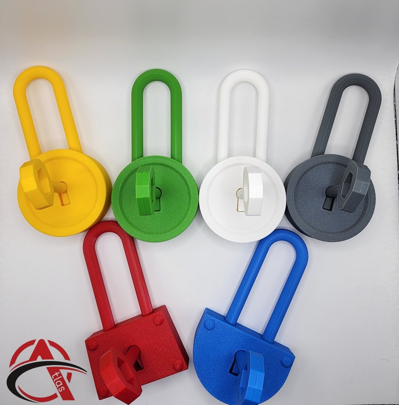 Hello Neighbor Lock and Key Complete Set of 6 3D Printed - Etsy
