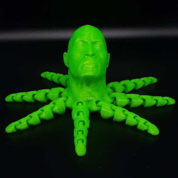 3d Printed Articulated Rocktopus - Etsy