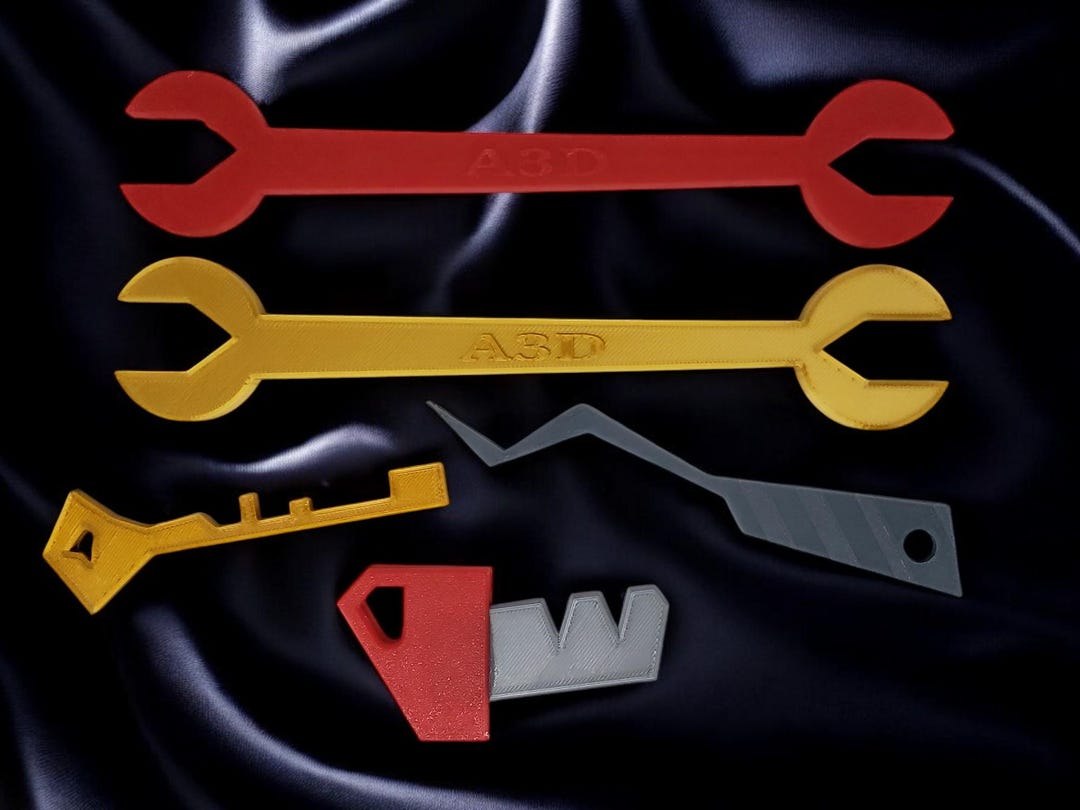 Hello Neighbor Tools Set - 3D Printed Pretend Play Kit, Fan-inspired ...