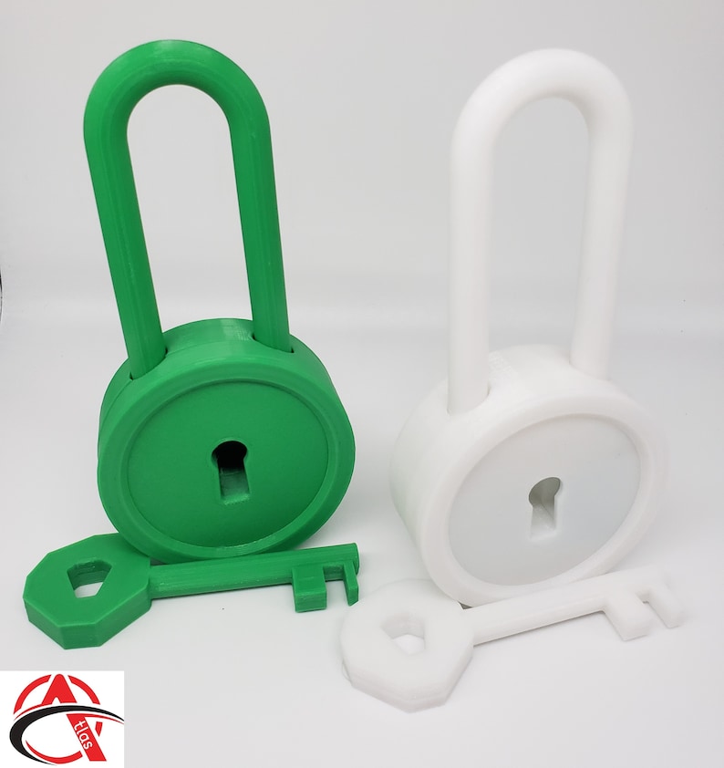 Hello Neighbor Lock and Key 3D Printed/escape Room/ Pretend - Etsy