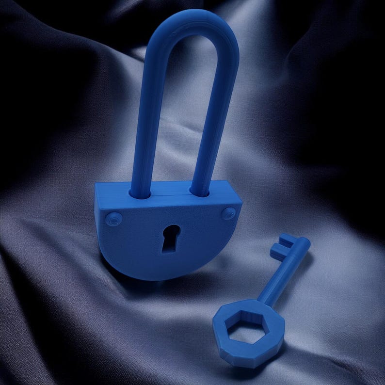 Hello Neighbor Lock and Key Set: 3D Printed Escape Room Prop - Etsy