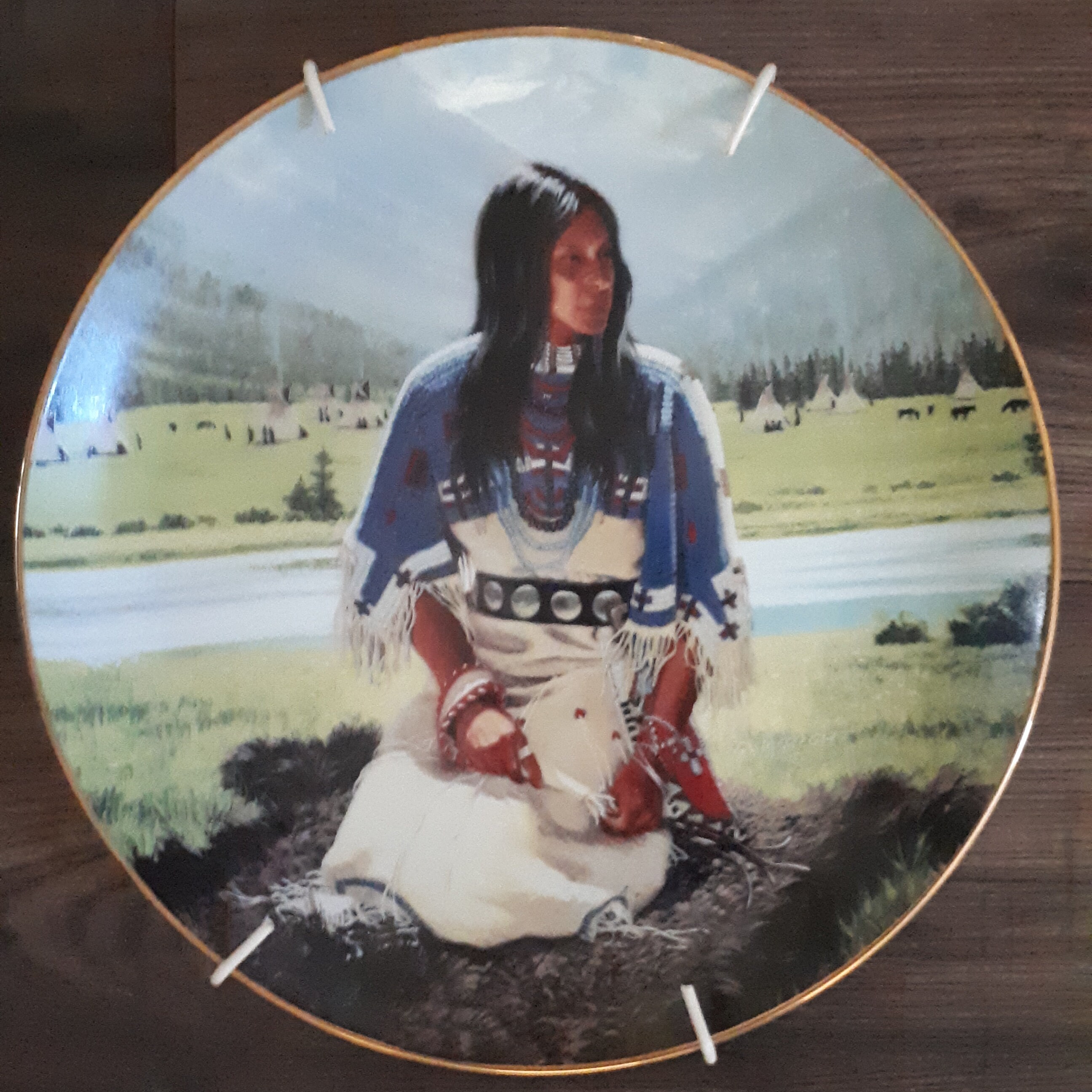 Collectible Plates Collectibles Vintage Collector Plate Minnehaha by ...