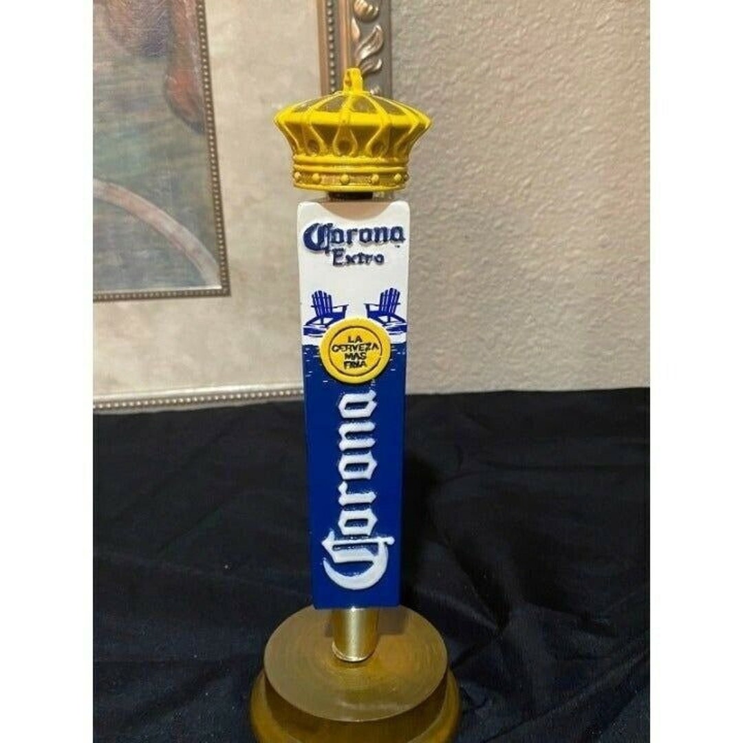 Corona Extra Tap Shotgun Beer Tap Handle With Crown Topper 8 Tall Comes ...