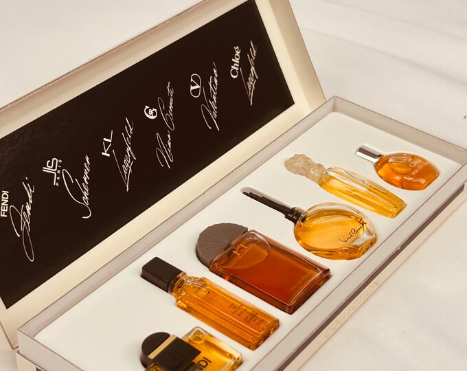 Vintage Assorted Perfume Minis. Designer Collection Includes Fendi ...