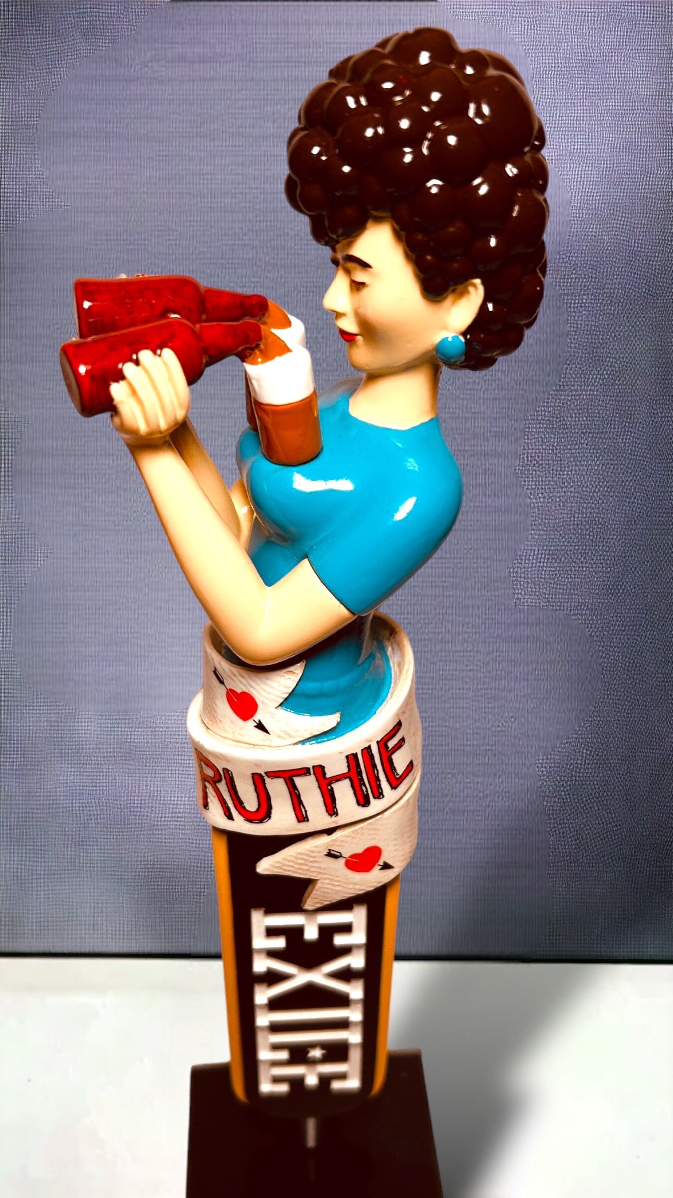 Beer Tap Handle EXILE Brewing Companys RUTHIE Lager Pale - Etsy