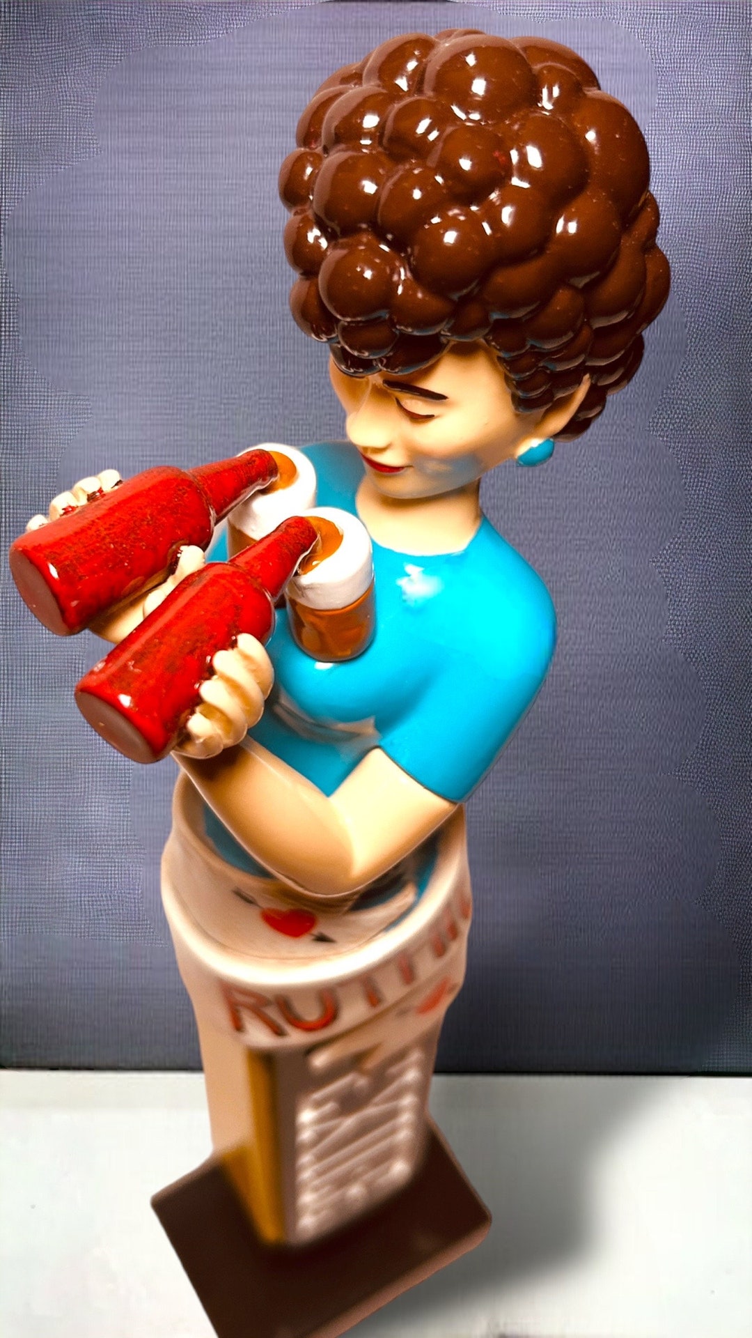 Beer Tap Handle - EXILE Brewing Company’s RUTHIE Lager - Pale, IOWA ...