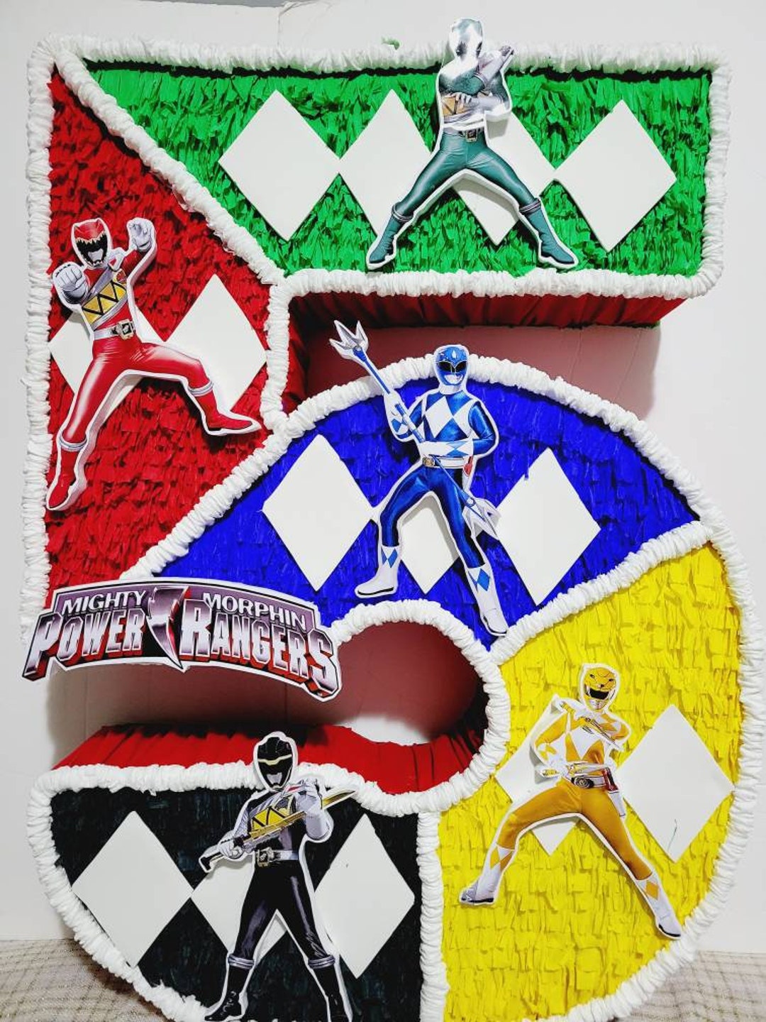 Power Rangers Happy Birthday Pinata - Etsy