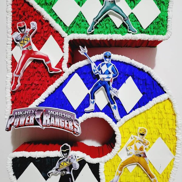 Power Rangers Pinata - Etsy
