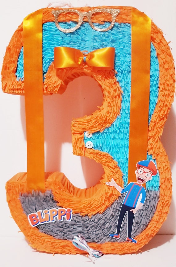 Blippi Piñata Happy Birthday - Etsy Israel
