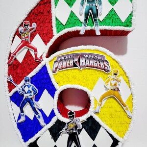 Power Rangers Happy Birthday Pinata - Etsy