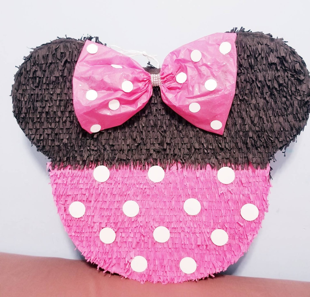 Minnie Mouse Happy Birthday Pinata - Etsy Australia