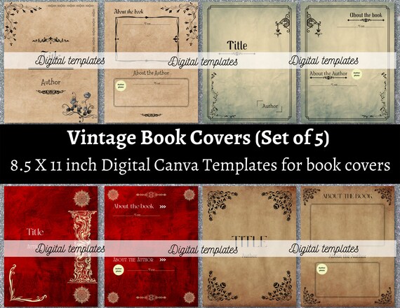 Old Book Cover Template