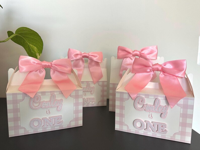 Pink Bow Boxes - Coquette Bow Boxes - Goodie Boxes - Etsy