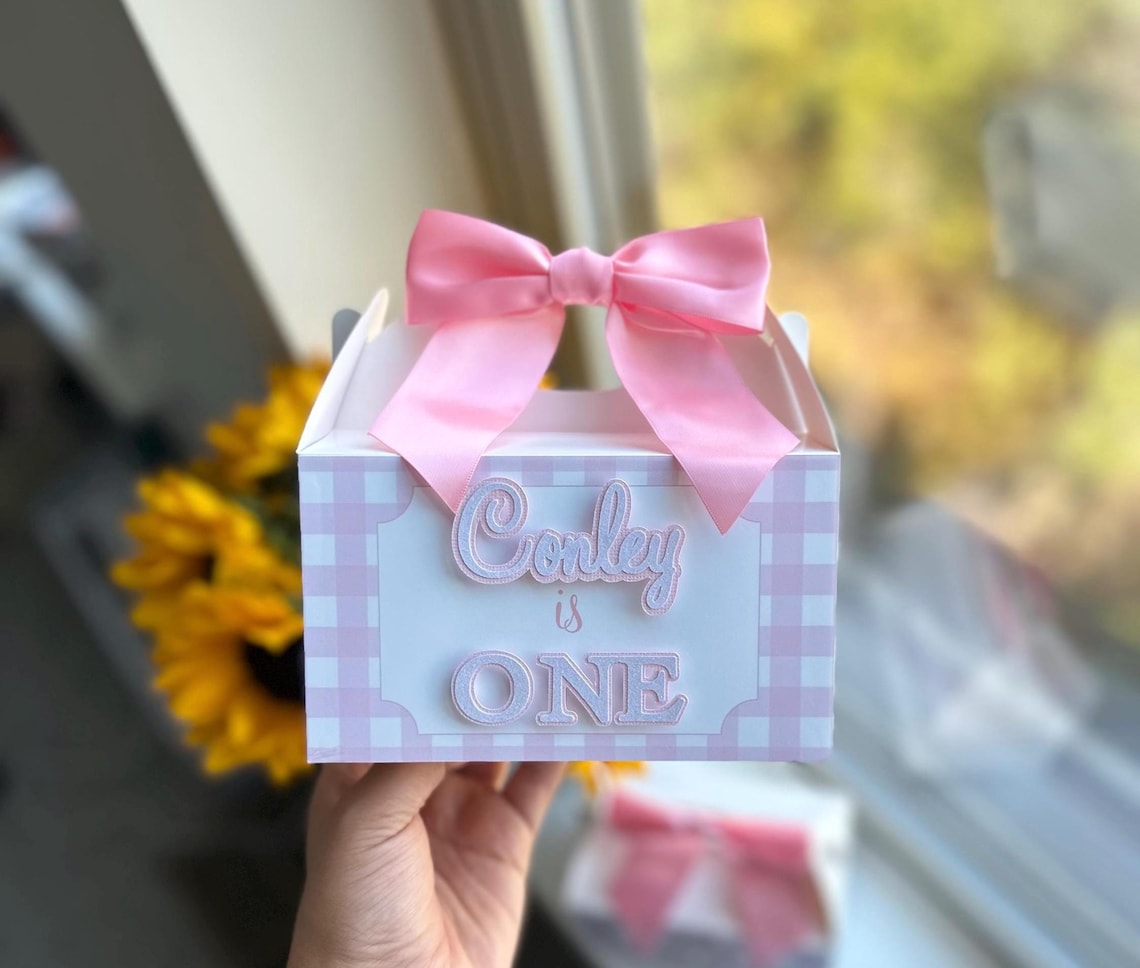 Pink Bow Boxes - Coquette Bow Boxes - Goodie Boxes - Etsy