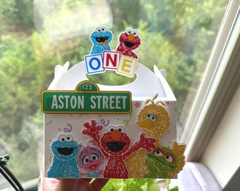 Elmo Favor Boxes, Sesame Street Treat Boxes, 3-D Gable Boxes - Etsy