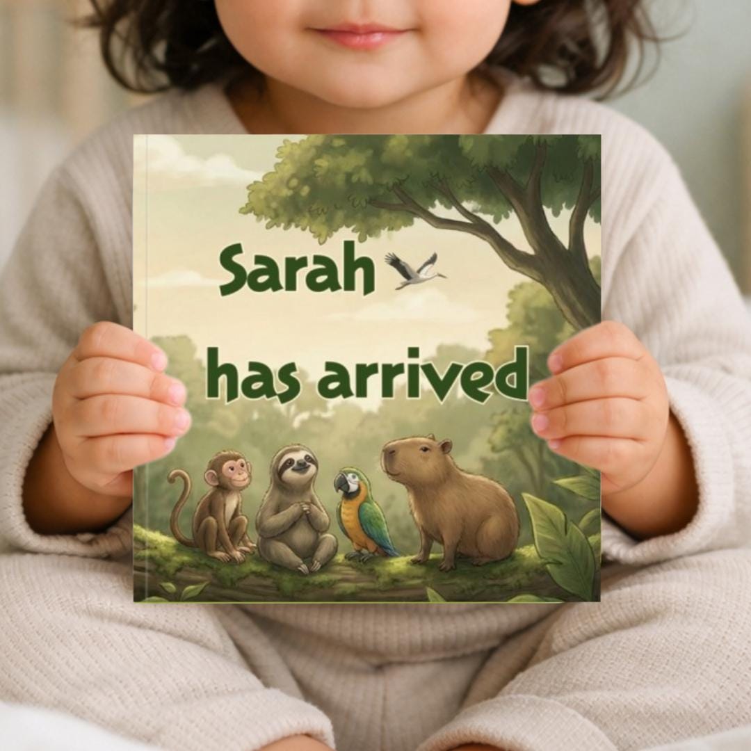 Newborn Baby Book | Personalized Baby Book | Cute Keepsake | Storybook ...