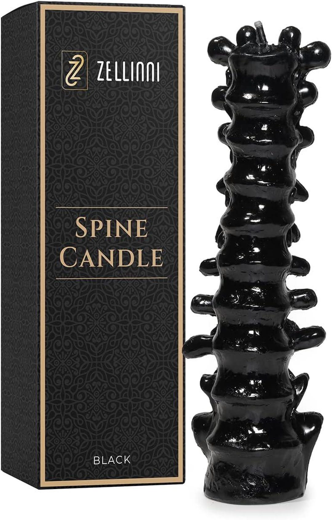Zellinni Spine Candle - Spinal Cord Bone Decoration for Bedroom, Living ...