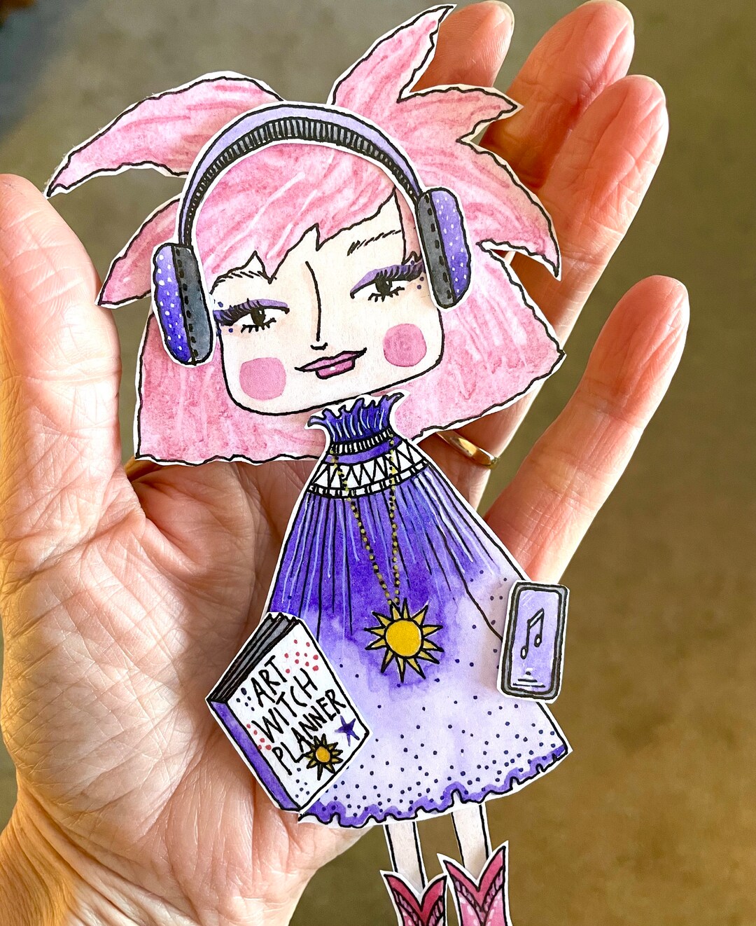 Laminated Paper Doll Bobbie Wilder Ready to Cut Out Art Doll and ...
