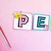 Princess Peach Birthday Banner, Princess Party Decor, Personalized Name ...