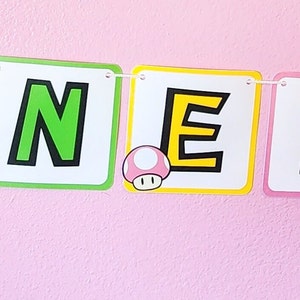 Princess Peach Birthday Banner, Princess Party Decor, Personalized Name ...