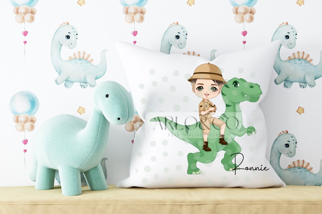 Cute T-rex Dinosaur and Keeper Boy Fashion Doll PNG Sublimation Design ...