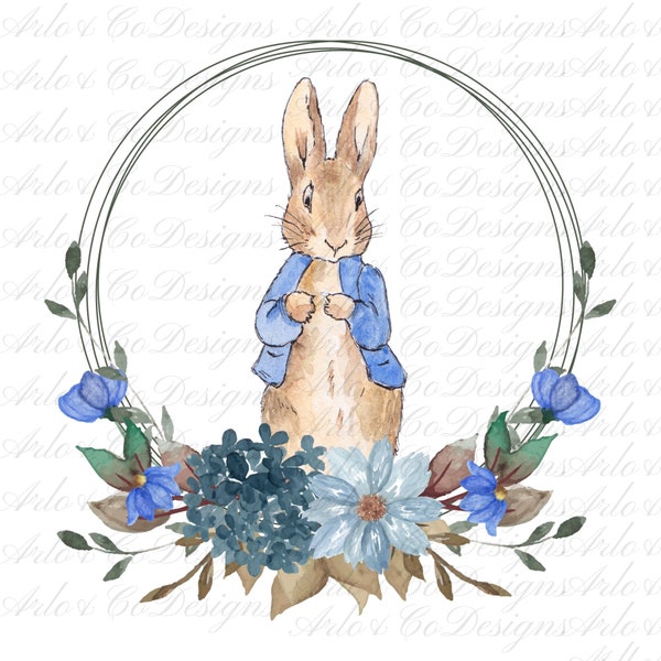 Peter Cottontail Clipart - Etsy