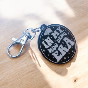In My Moo Deng Era Acrylic Novelty Keychain - Etsy