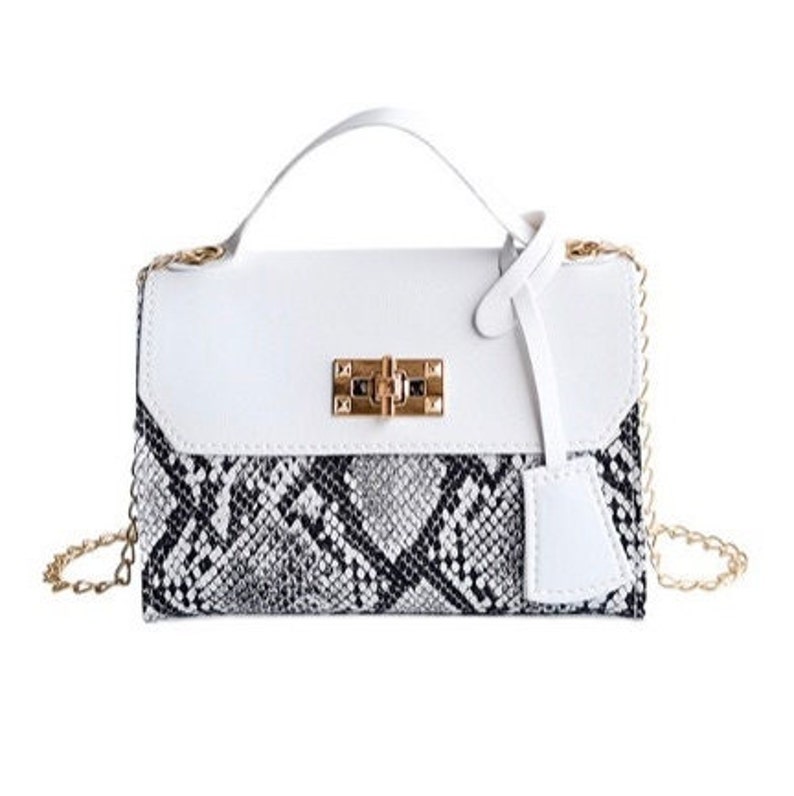 Snake Skin Handbag - Etsy
