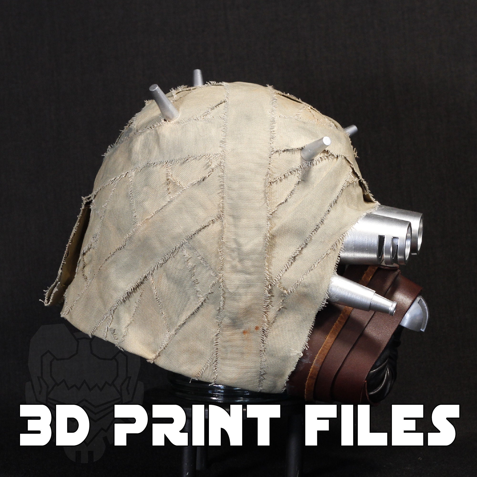 Tusken Raider Mask Helmet Kit 3D PRINT FILES - Wasteland Wares - Etsy