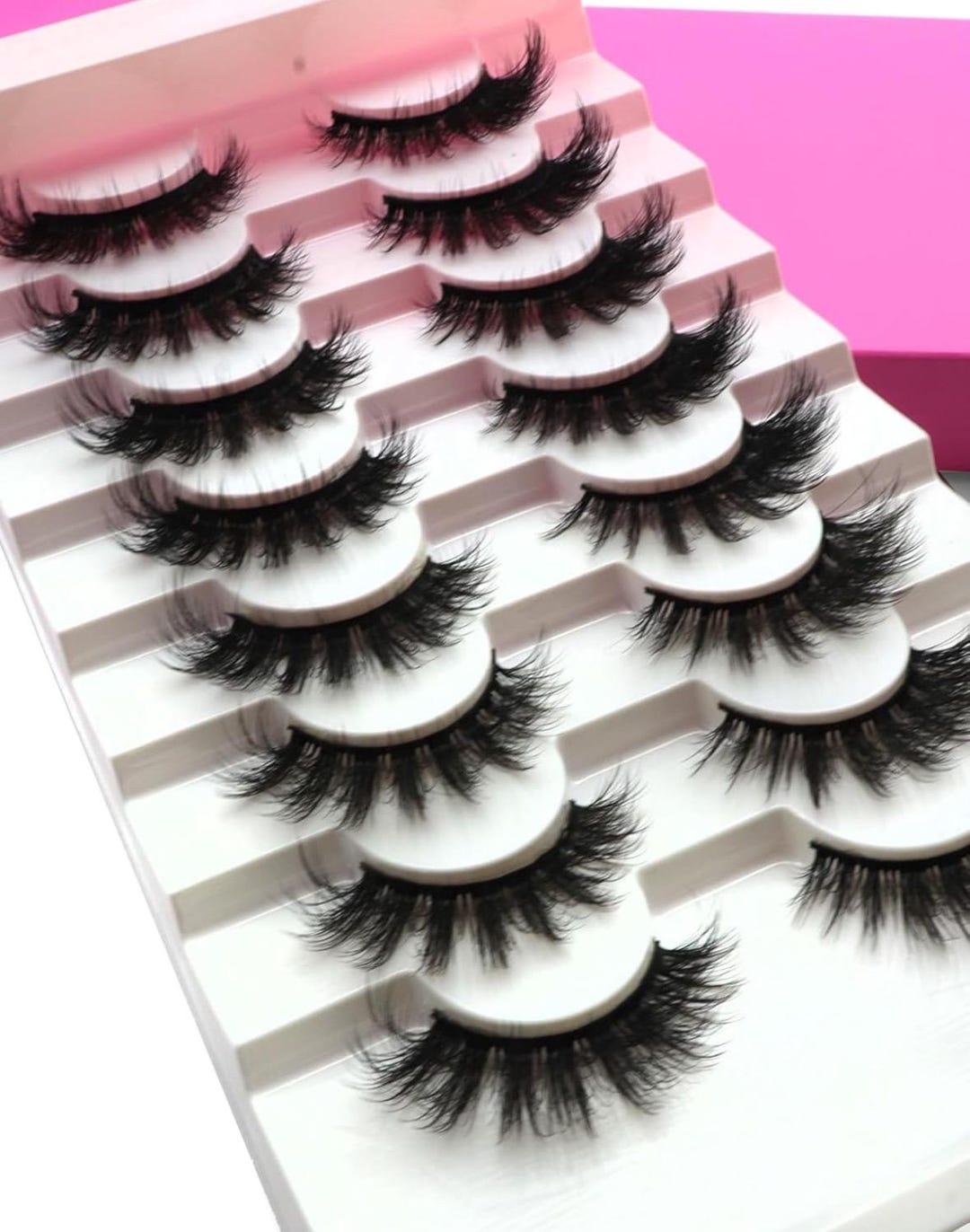 Dramatic Fluffy Lashes - 7 Pairs 25mm - Cruelty-free Vegan - Etsy